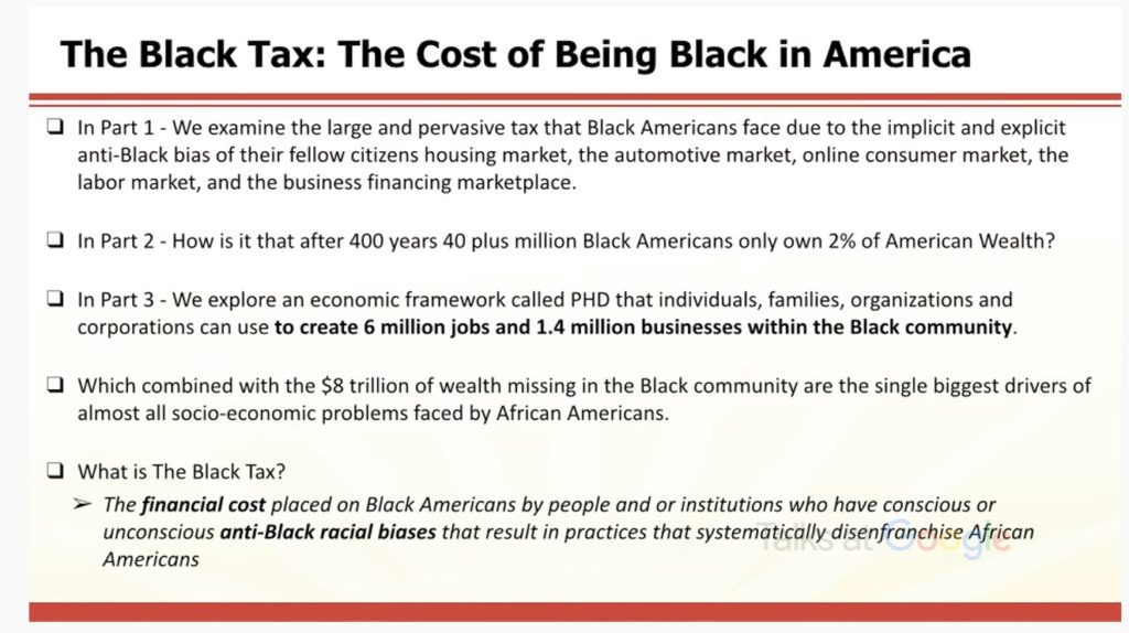 How to Fight the Black Tax – Time For An Awakening